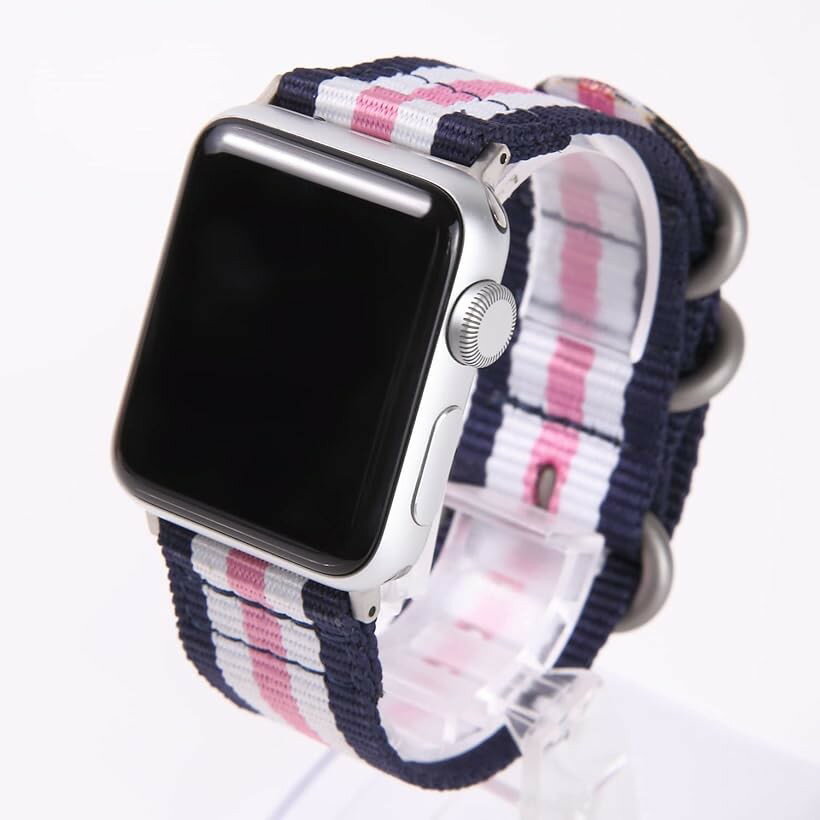 バリエーションコード : 2b40ct3j58商品コード2b40clcpso商品名互換品 Apple Watch 対応ベルト 互換品 時計バンド アップルウォッチ交換ストラップブランドAirselfカラーネイビーxホワイトxピンクxホワイト...