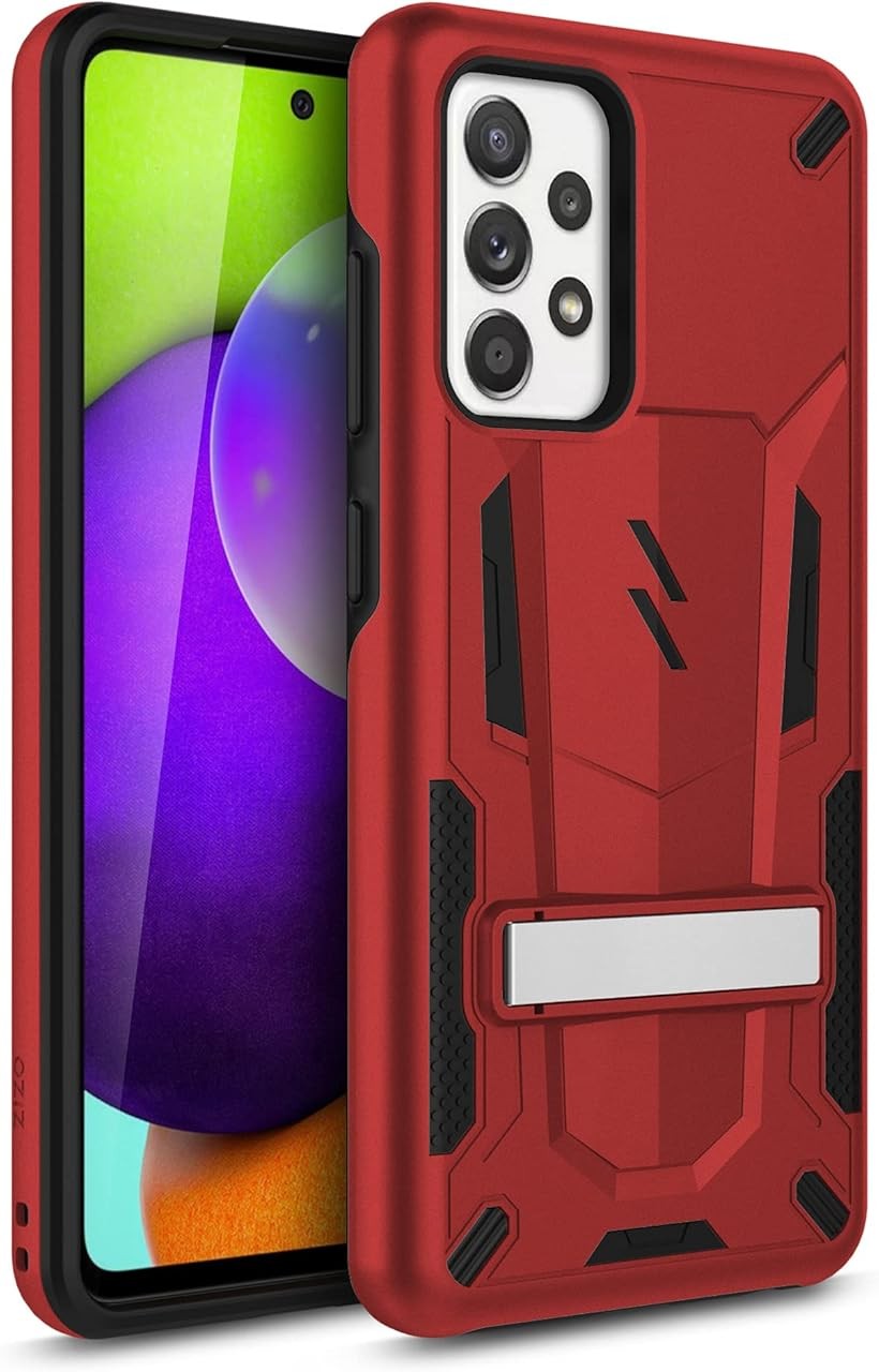 バリエーションコード : 2b942rnrxq商品コード2b2fykng4c商品名ZIZO Galaxy A52 5G 2021 ケース カバー 耐衝撃 衝撃吸収 米軍MIL規格 キックスタンド ハイブリッド ポリカーボネイト x TPU ...