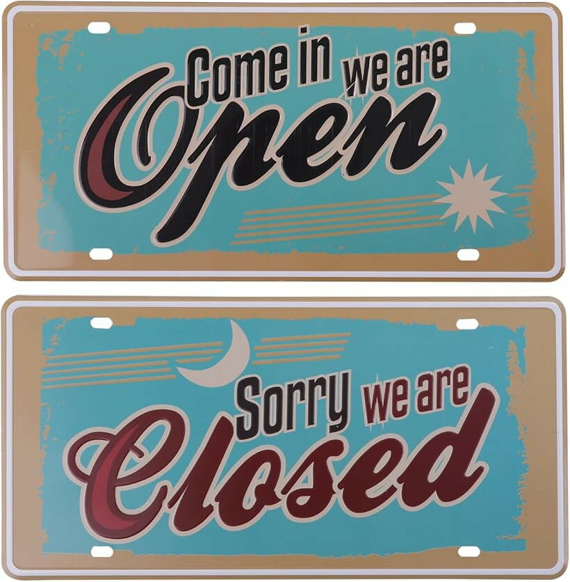 バリエーションコード : 2b2yir5ifk商品コード2b223wqcvf商品名ブリキ看板 OPEN CLOSED 2枚セット 小サイズブランドヒロワールドトレード・商品内容：レトロブリキ看板 OPEN/CLOSE 各1枚セット 小サイズ...