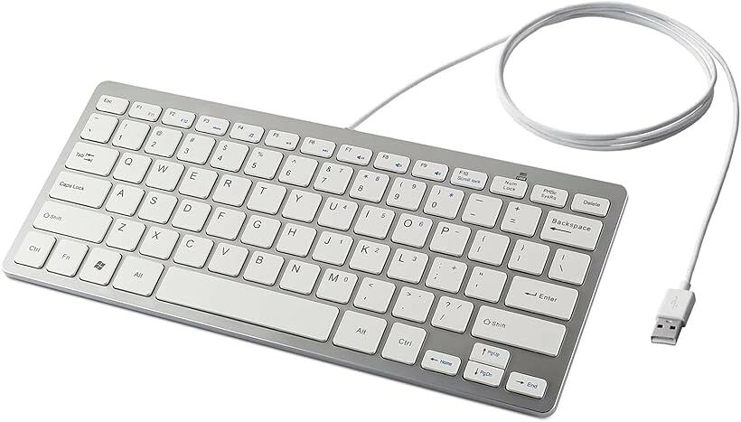 バリエーションコード : 2b2rkn1rdo商品コード2b2rdf0no0商品名互換品USB有線キーボード 薄型 コンパクトキーボード パンタグラフ 78キー テンキーなし 小型 1.3メートルコード付き 英語配列 PCノートパソコン/M...