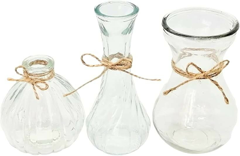 バリエーションコード : 2b2kpnxnrp商品コード2b2kpl2l19商品名ガラスの花瓶 透明 ミニ花器 一輪挿し ガラスボトル フラワーベース ガラスベース 紐飾り付き 3個セットブランドKINOKINOカラー3個セット厚手のガラス...