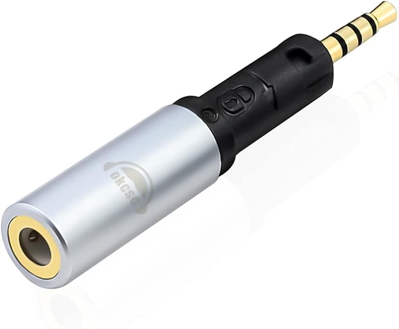 バリエーションコード : 2b2oktnylo商品コード2b2oki95hq商品名HD598-3.5mm 変換コネクター ヘッドホン用 Sennheiser ゼンハイザー用 HD518、HD558、HD598用 オス - 3.5mmステレオ...