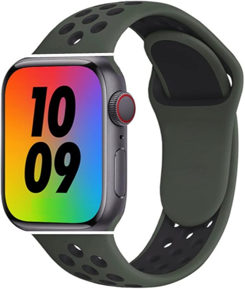 バリエーションコード : 2b4jusgwy2商品コード2bjyk842iv商品名アップルウォッチ バンド ベルト シリコン製ブランドPellforiaカラーアーミーグリーン x 黒サイズ等Sサイズ(42/44/45/49mm)シンプルなデ...