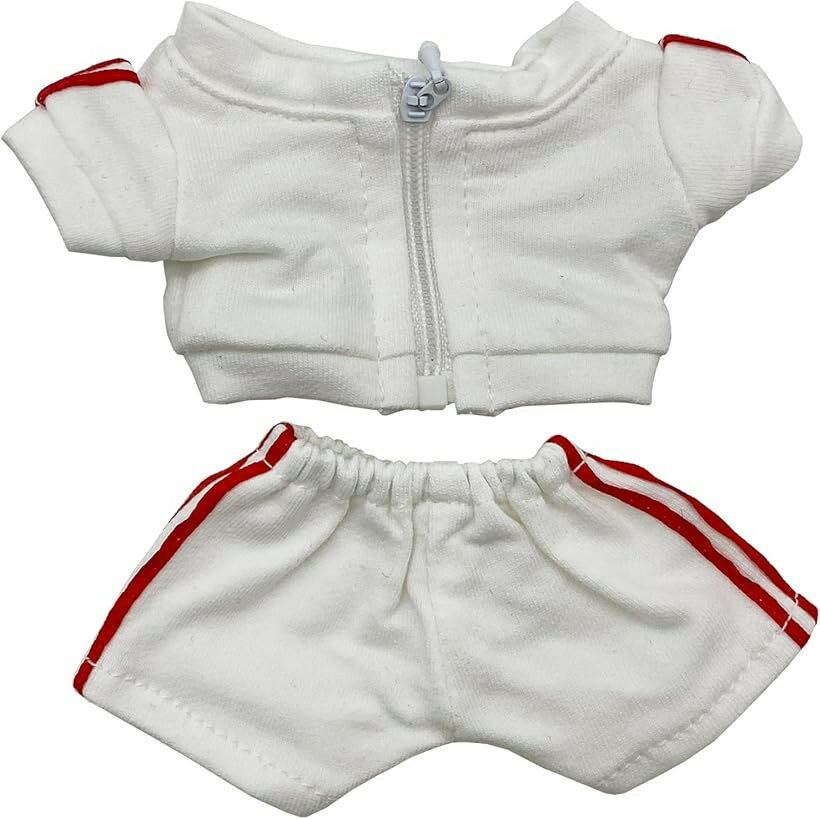 バリエーションコード : 2b91os5v4h商品コード2b91w55fgo商品名ぬい服 ぬいぐるみ 服 人形 ジャージブランドAXLUCEカラーホワイトサイズ等10cmぬいぐるみ用のジャージ上下セットです。「 適用サイズ 」約10cm・約...