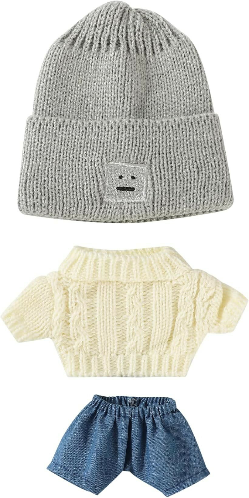バリエーションコード : 2b93iuisi2商品コード2b93iut309商品名ぬい服-ぬいぐるみ-服-20cm ニット帽-セーター-ズボン 人形 AブランドAXLUCEぬいぐるみ用のかわいいニット帽・セーター・ズボンの3点セットです。「...