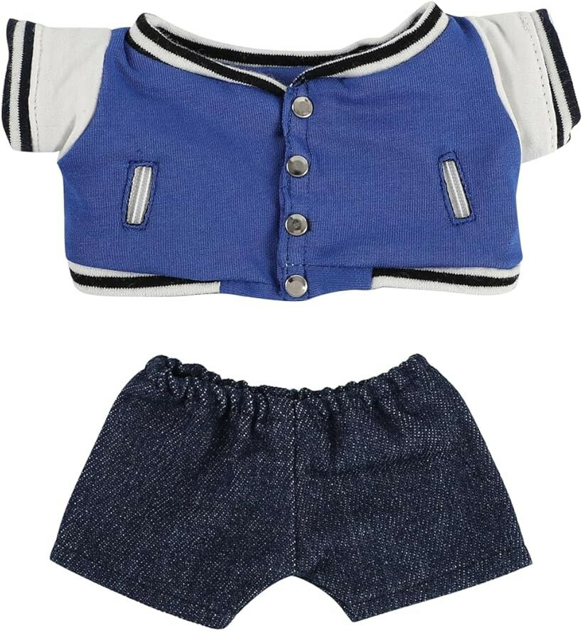 バリエーションコード : 2b9j2uwy00商品コード2b9j215gx5商品名ぬい服 ぬいぐるみ服 スタジャン ズボン 人形ブランドAXLUCEカラーブルーサイズ等20cmぬいぐるみ用のスタジャン・ズボンのセットです。「 適用サイズ 」...