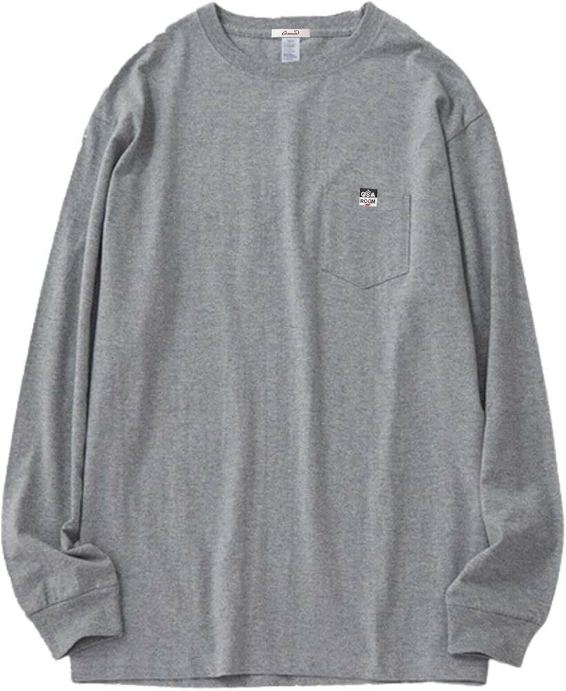 バリエーションコード : 2bj0whlhtn商品コード2bj0w569wh商品名しっかり分厚いロングtシャツ ポケット付き リブ袖 長袖 ヘビーウエイト 綿100％ブランドOSAROOMカラーグレーサイズ等Sシンプルで快適な、9.2オンス...