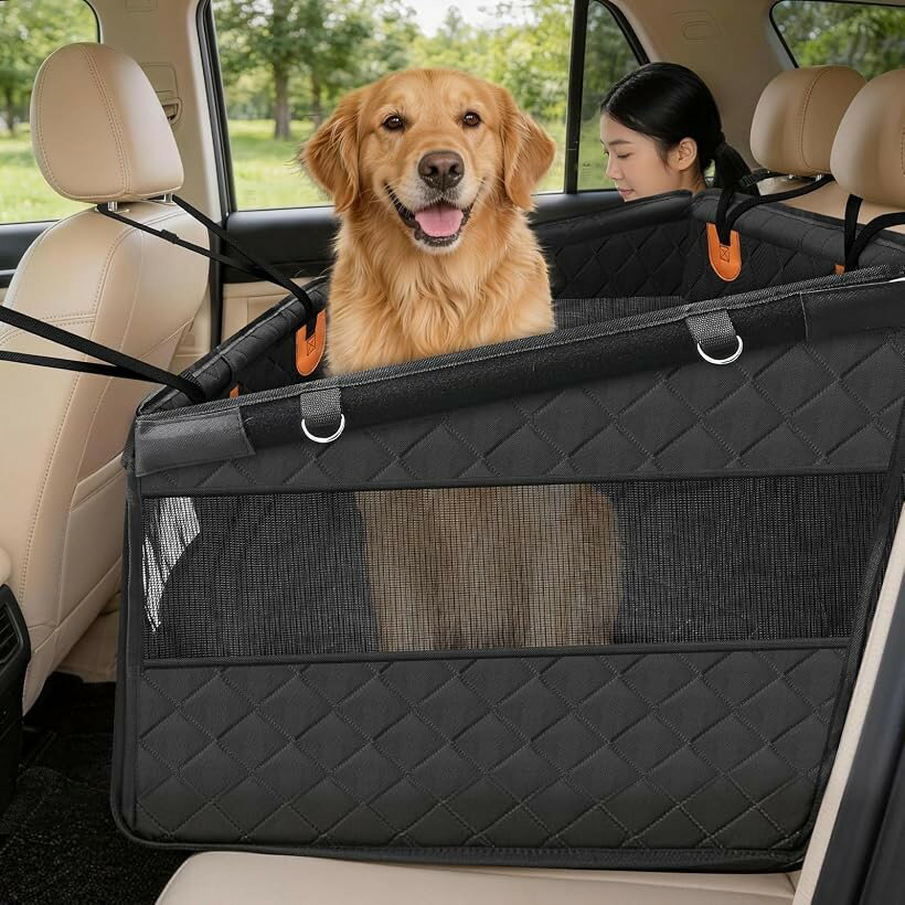 商品コード2brsdxqycv商品名BOBO 犬 ドライブシート 犬用シートベルト 耐摩耗性 防水性 犬 車用ベッド ドライブシート 通気性 SUV MPV 中型 大型セダンブランドボーボーカラーブラックサイズ等72x59x55x39cm「...