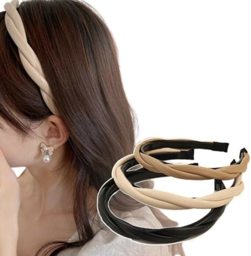 バリエーションコード : 2bu8kjysun商品コード2bu8kjd3nr商品名カチューシャ フェイクレザー ヘアバンド クロス ねじり ツイスト 編み込み風 ロープ風 痛くないブランドLiebendoカラーオフホワイトサイズ等フリーサイ...