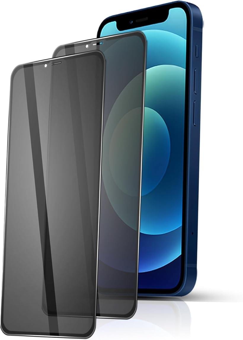 バリエーションコード : 2bu928i2nt商品コード2bjnfiff1x商品名2枚セットのぞき見防止iphone12 用 ガラスフィルムプライバシー/のぞき見防止/左右 見えない 保護フィルム 日本旭硝子素材製 硬度9H 耐衝撃 強化保...