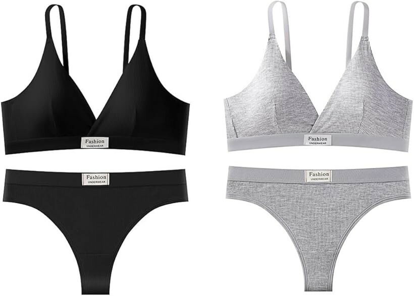バリエーションコード : 2buc9rh5s6商品コード2buc99sdty商品名下着 ノンワイヤー ブラ 上下 セット セクシー Tバック ショーツ フリーサイズ 2枚 ホックありブランドselect shop Tomorrowカラーグレ...