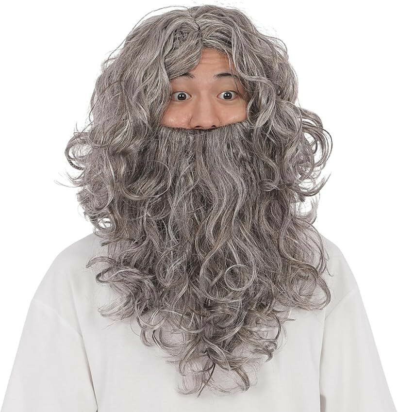 商品コード2buulukt9j商品名仙人 コスプレ ハロウィン 仮装 髭付き ウィッグ かつら おもしろ 神ブランドCOZENTA宴会やパーティーで注目の的になること間違いなしの、ユニークな仙人コスプレセットです。存在感抜群のひげとウィッグ...