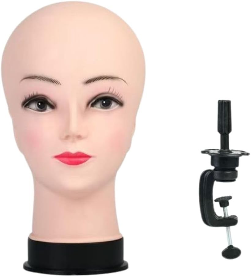 商品コード2bucyj35o9商品名マネキン ヘッド カット練習 女性 トルソー 美容師トレーニング メイク ディスプレイ用 固定クランプ付き 頭囲55cmブランドEINEYカラー肌色・美容師や理容師のカット・スタイリング練習に最適なマネキ...