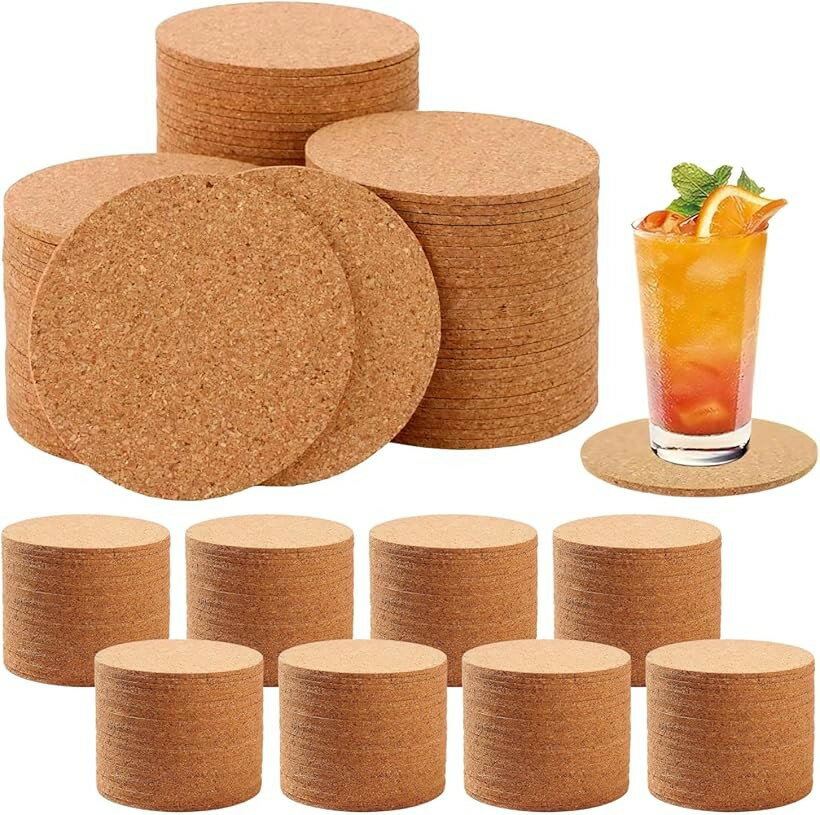 バリエーションコード : 2bjn69p42g商品コード2bjn6o8now商品名コルク コースター 丸 業務用 大容量 吸水 耐熱 おしゃれ W研磨仕上げ コルクコースター 飲食店 210個セット 直径9cm 厚さ3mmブランドheizi...