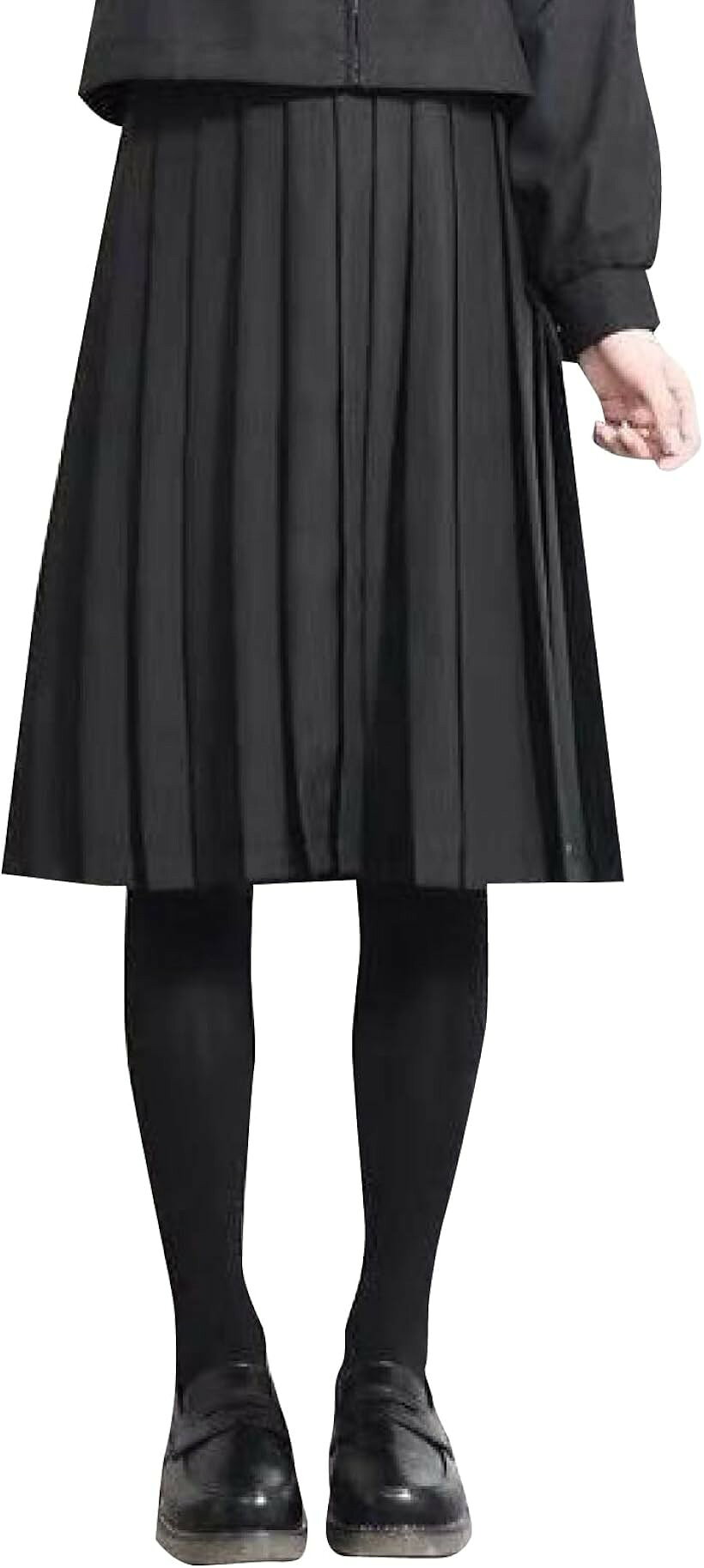 バリエーションコード : 2bjrqk06ky商品コード2bjrq8qu4w商品名60cm プリーツスカート ミドル丈 黒 制服スカート 大きいサイズ 女子高生 セーラー服 スカート LブランドRONGUIサイズ等L「ミドルひざ丈　60cm...