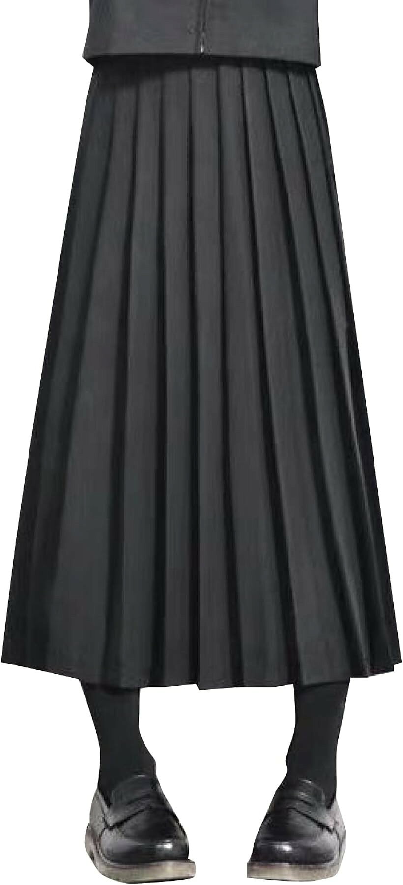 バリエーションコード : 2bjrq0c99d商品コード2bjrqun830商品名80cm プリーツスカート ロング 制服 スカート マキシ丈 大きいサイズ 女子高生 女番長 スケバン MブランドRONGUIカラーブラックサイズ等M「ロング...