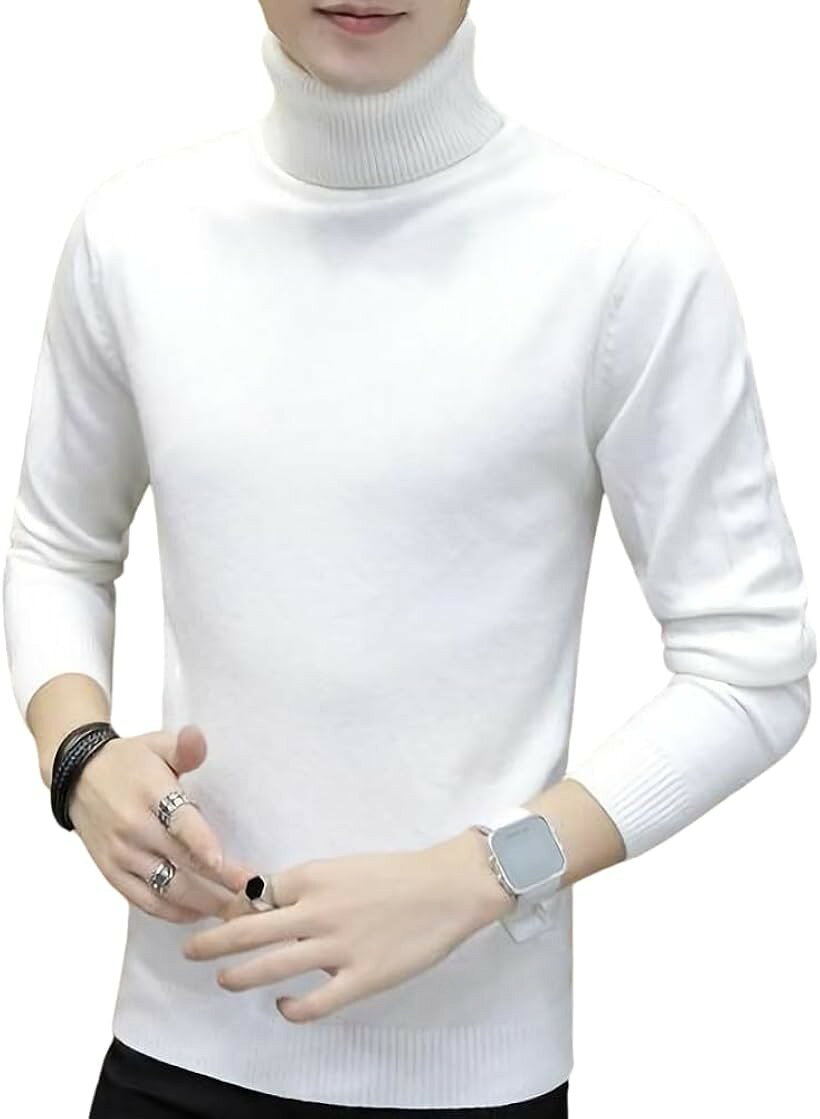 バリエーションコード : 2bjdhu6rhs商品コード2bjdhk8ong商品名ハイネック セーター トップス タートルネック 裏起毛 ニット メンズ カワイイ モックネック 通勤 通学 タートル XL ホワイトブランドemptioカラー...