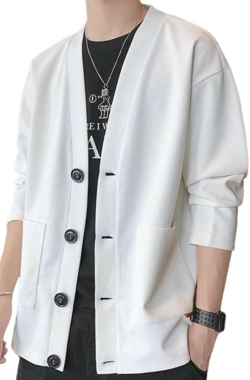 バリエーションコード : 2bjndn918q商品コード2bjndc3csj商品名エンプティオ 長袖 ポケット付き カーディガン ワッフル ドライ メンズ オーバー ニット オーバーサイズ オフィス ローゲージ スリム ハーフ vネック ト...