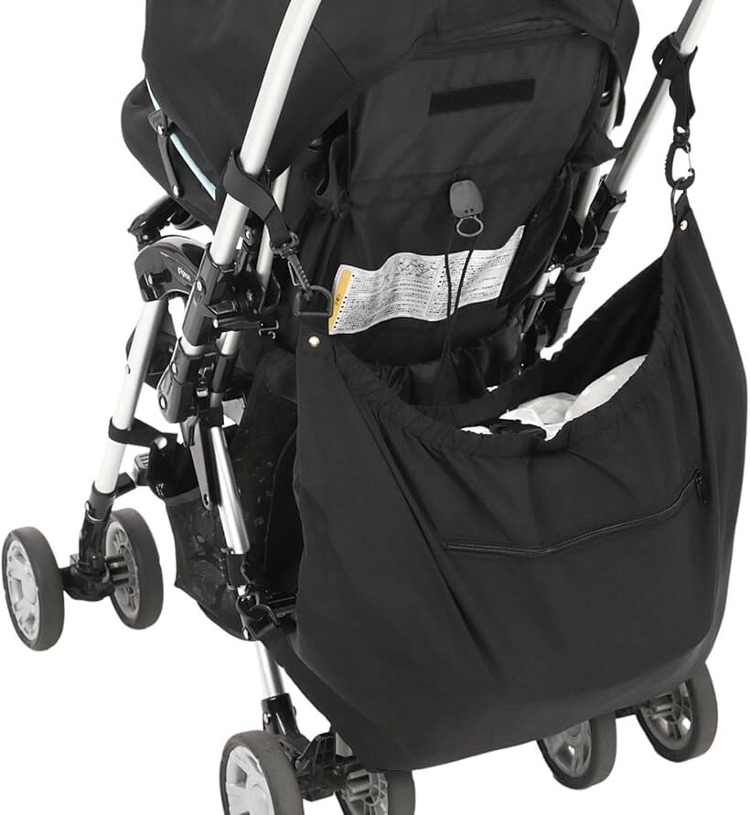 バリエーションコード : 2b9tf9td9o商品コード2b95nlk5d0商品名CocoPon ベビーカー アンダーバッグ 便利なチャック付き収納ポケット＆トートバッグに変身 倒れない トートバッグ 収納 大容量 24L ブラックブランド...