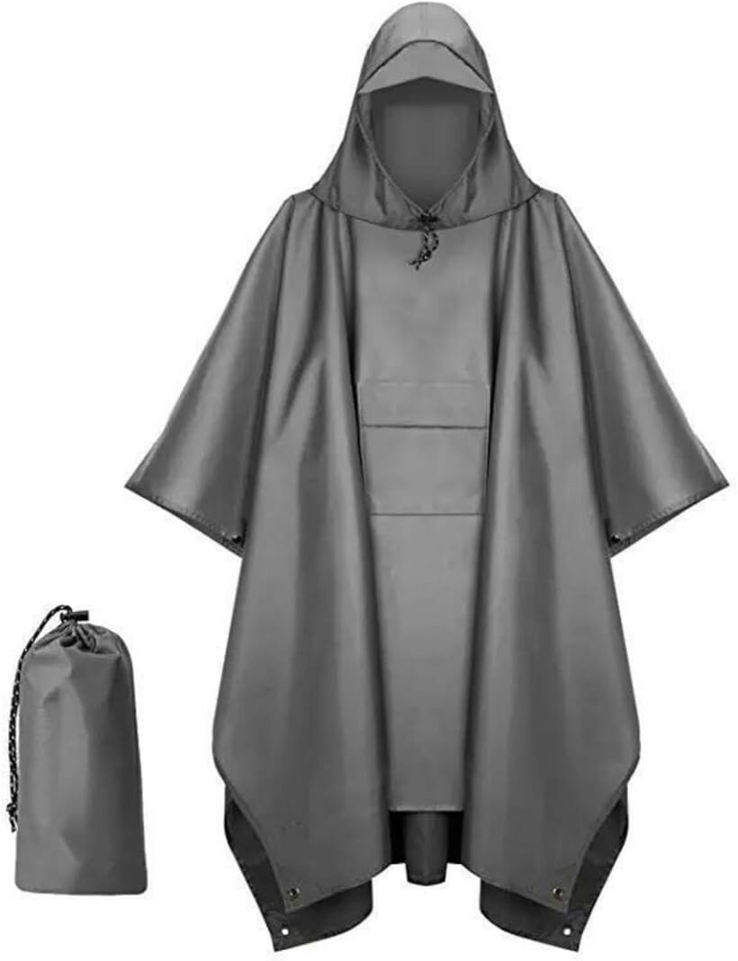 バリエーションコード : 2b9y5vd1xx商品コード2b9y5kxkrs商品名レインポンチョ 釣り用 雨具 レインコート カッパ レインウェア フード付 アウトドア イベント 雨対策 グレー グレーブランドルナリカラーグレー頭からすっぽ...