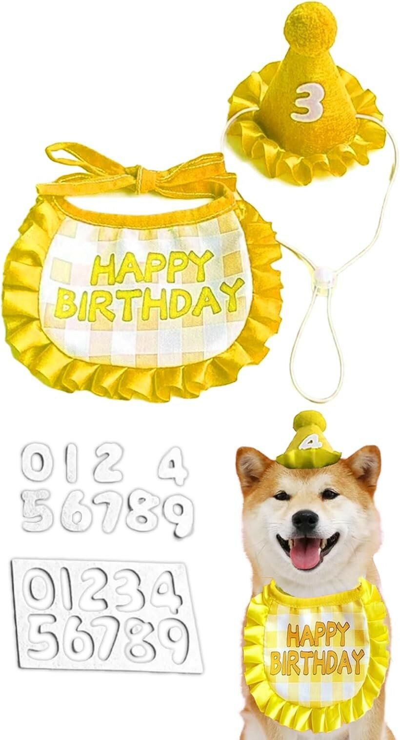 バリエーションコード : 2b98odiul0商品コード2b98ox8pyx商品名犬 誕生日 帽子 犬 誕生日グッズ 犬 猫用 誕生日グッズ 3個セット 可愛い 飾り付け バースデー よだれかけ 記念日 誕生日ブランドRMY.Hカラーイエロ...