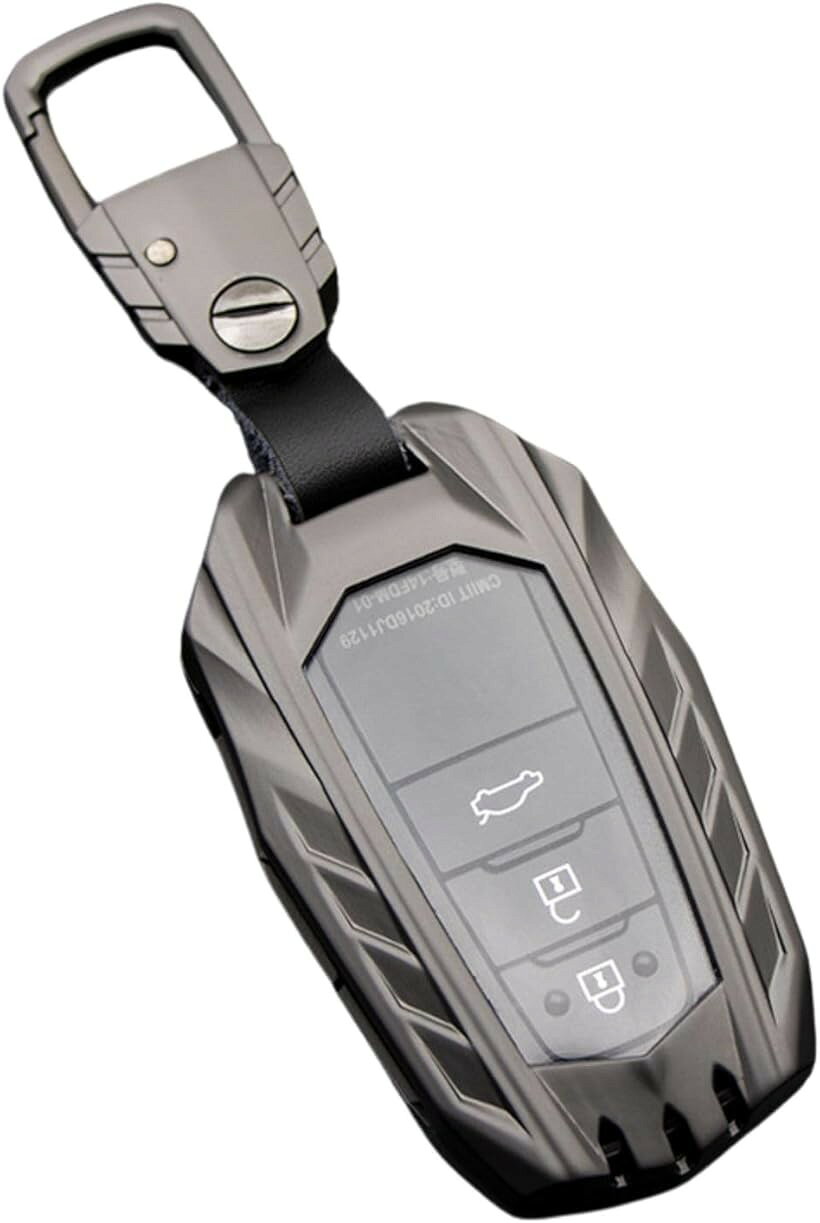 バリエーションコード : 2b9414x0n5商品コード2b9u81rlf1商品名スマートキーケース トヨタ 耐衝撃亜鉛合金製 レザー内張り 窓付き キーカバー プリウス クラウン チタンブランドDeepMoonカラーチタン「無骨なまでに頑...