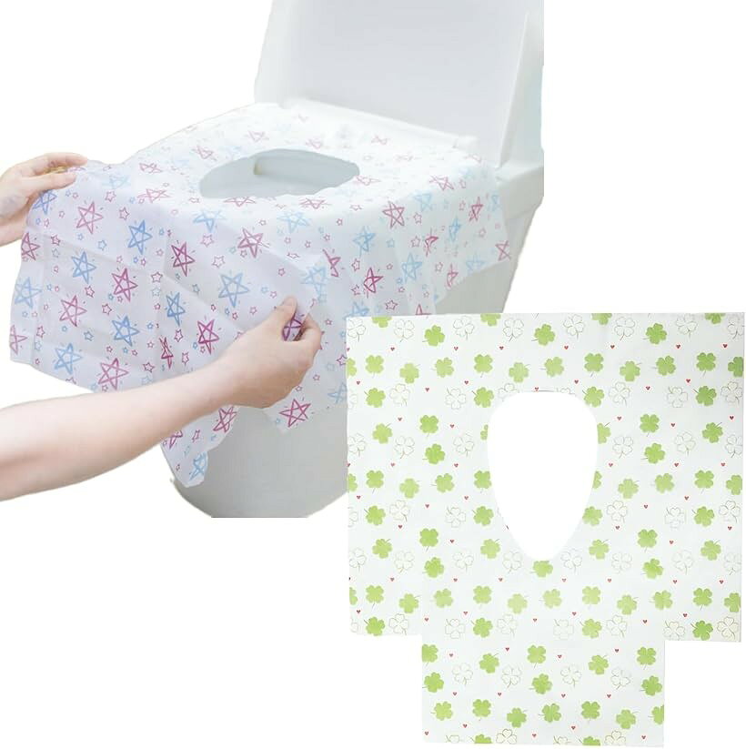 バリエーションコード : 2bjku51q2t商品コード2b9k51l65f商品名使い捨て 便座シート 携帯 おまるシート 子供 トイレ 便座 シート 大容量ブランドIMPACTオンラインカラー星＆四つ葉60枚使い捨てで衛生的：この便座シー...