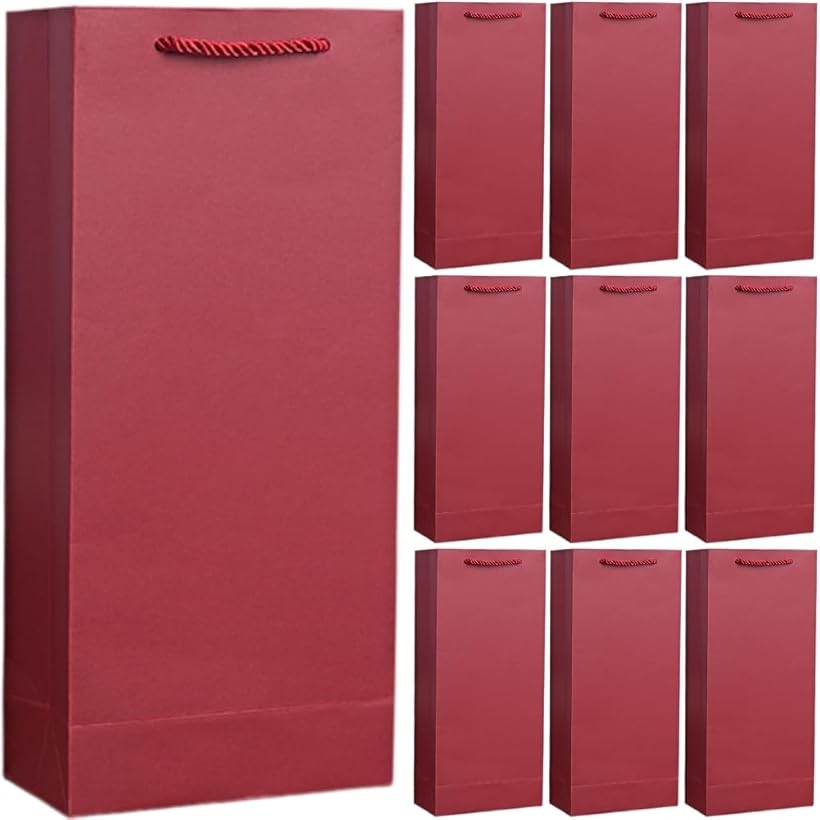 バリエーションコード : 2br2qoynu2商品コード2b9wh2tvhq商品名ワインバッグ 紙袋 ギフト用 ワイン 袋 おしゃれブランドChicerカラーワインレッドサイズ等ダブル10枚「高級感あるデザイン」上質な質感とマット仕上げで高...