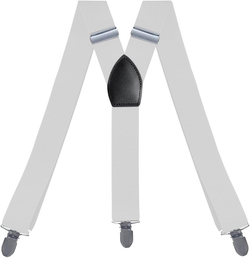 バリエーションコード : 2b91o11x42商品コード2b91wixfu0商品名サスペンダー幅35mmY型3クリップ SP70 ホワイトブランドKASSAIカラーホワイト幅3.5cm(35mm) 3クリップ 長さ調整可能(70cm～115...