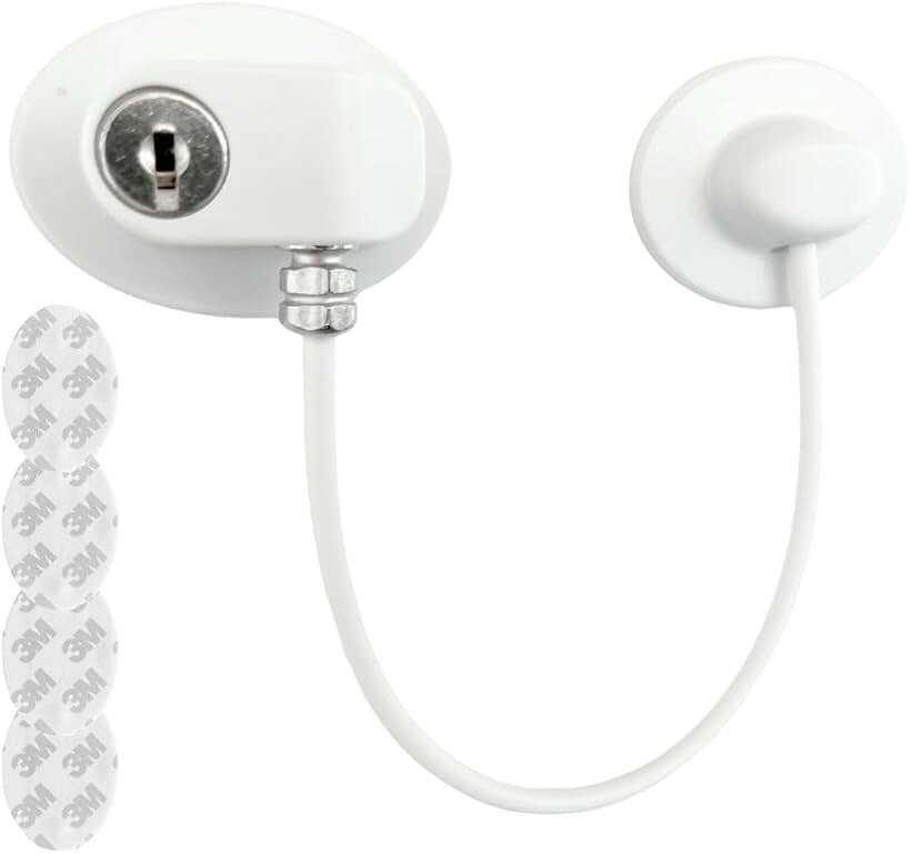 バリエーションコード : 2bup3vs38s商品コード2b91g9kvht商品名両面テープ予備付き ドアロック 冷蔵庫 後付け 引き戸 鍵 強力粘着 工具不要 補助錠ブランドChicerカラーホワイトサイズ等1個「鍵付きで施錠」付属のキー...