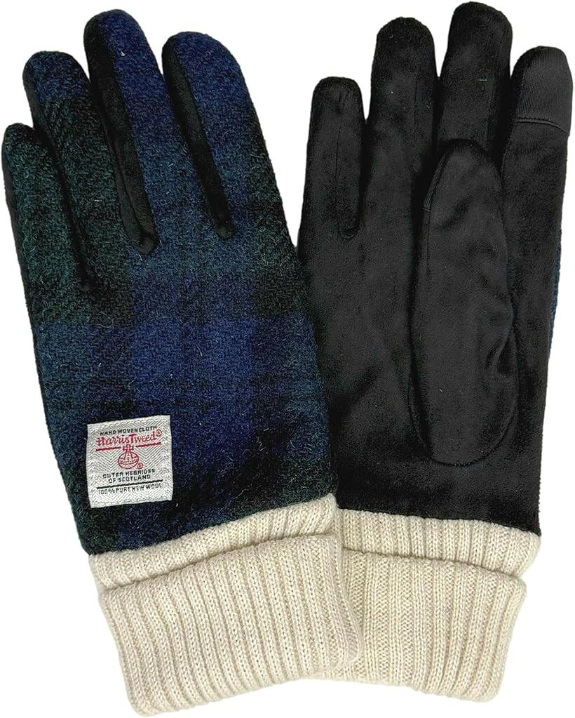 バリエーションコード : 2b8ity5it9商品コード2b9q5noo0w商品名ハリスツイード Harris Tweed レディース手袋 ぬくぬく 裏ボアつき ニットカウス フェイクスエード マチニット 五本指手袋 タッチパネル対応 ケー...