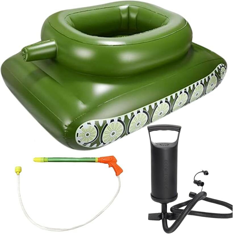 バリエーションコード : 2butw8s1lq商品コード2butw8188o商品名浮き輪 戦車 水鉄砲付き 対戦 ウォーターガン フロート 大きい 海 海水浴 プール 水遊び 川遊び 空気入れ付き 手動ポンプ付きブランドEU SOUカラーグ...