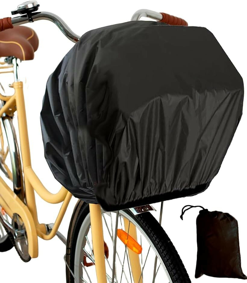 バリエーションコード : 2bultw5p6j商品コード2buu55co3p商品名自転車カゴカバー 自転車かご用 防水 巾着袋付き 前 後ろ 防水カバー 雨 ブラック バイク フリーサイズ 撥水 レインカバー 前かご 後ろかご 兼用ブランド...