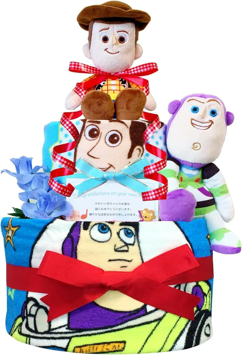 バリエーションコード : 2budvro2fl商品コード2budvjgr4y商品名おむつケーキ 男の子 女の子 出産祝い 赤ちゃん 誕生日 ベビーシャワー ギフトブランドKanonBabysサイズ等2段Mサイズおもちゃの世界を舞台にした人気...