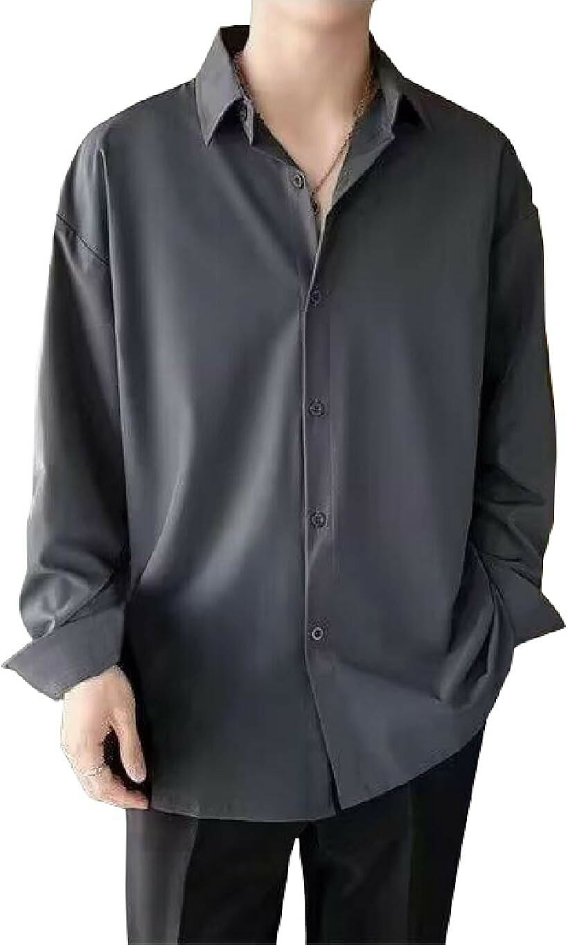 バリエーションコード : 2bu094kjxw商品コード2bu0jrnu8p商品名シャツ メンズ 長袖 tシャツ 秋 冬 大きいサイズ ビジネスカジュアル ワイシャツ 無地 ゆったり オフィス オックスフォード 開襟 ボタン オシャレブラン...