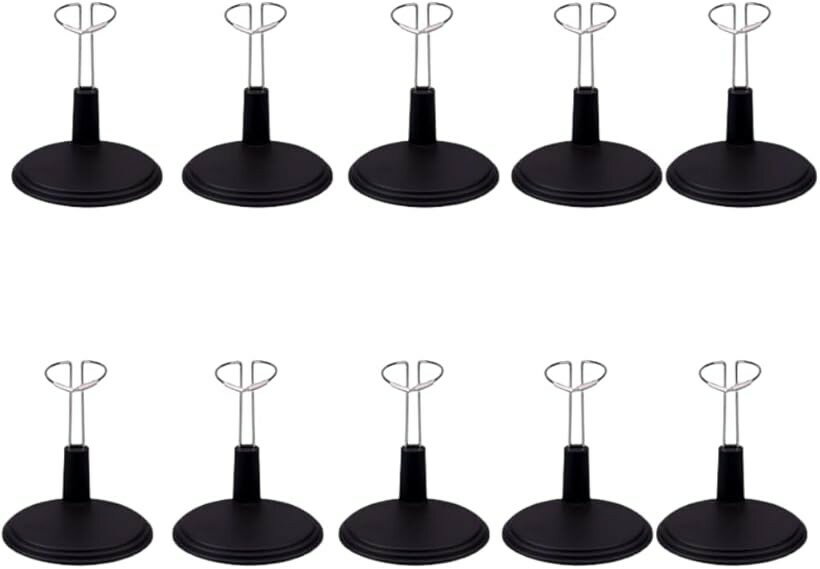 バリエーションコード : 2bugljhr64商品コード2bugliwwrd商品名ドールスタンド 人形 フィギュア ディスプレイ スタンド 卓上 台座ブランドMOODY HOUSEカラーブラックサイズ等10個セット「推しのドール・フィギュア...