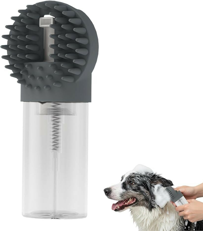 バリエーションコード : 2bulig6i1y商品コード2buliqtgsc商品名犬 シャンプーブラシ 泡立て器 お風呂 ペット シリコン 猫 うさぎブランドFISH-BOMBカラーブラックサイズ等中犬や猫のお風呂タイムを快適に。泡立て器付...