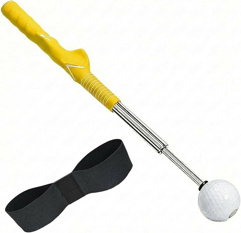 バリエーションコード : 2brrr1412v商品コード2brrkf4n1y商品名ゴルフ スイングトレーナー ブラック 右利き 矯正ベルト付き 自動収縮35～60.5cm 6色展開 コンパクト 室内 屋内 自宅ブランドWARMTOOLカラー...
