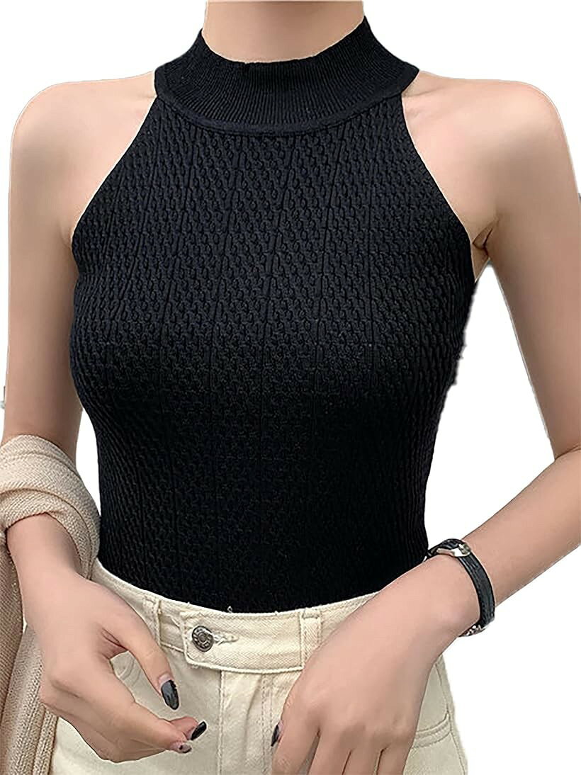 バリエーションコード : 2b4lqwifws商品コード2b4lqvrpgi商品名ベイブスター レディース ノースリーブ リブ サマー ニット ホルターネックブランドbabesterカラーブラックサイズ等Free Size Slim・メイン...