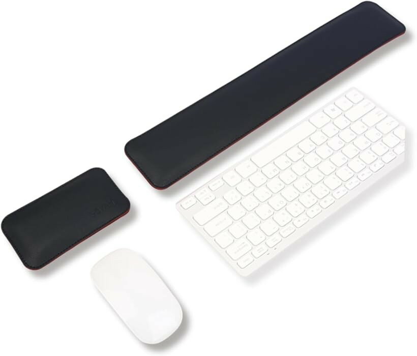 バリエーションコード : 2br10x2ytp商品コード2br10q6hgf商品名リストレスト キーボードパッド キーボードクッション マウスパッド マウスクッション レザー セットブランドレタヤカラー黒x赤「低反発クッション採用」 内部素...