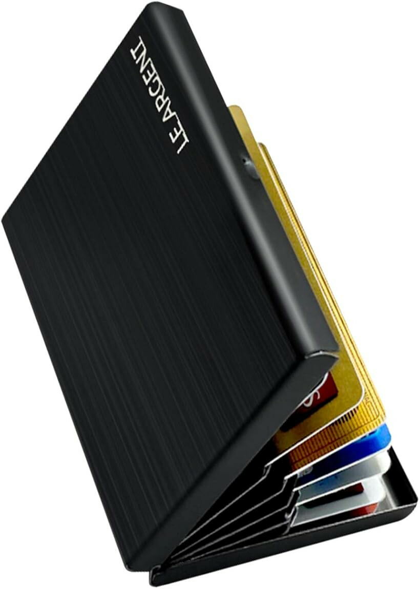 バリエーションコード : 2b4kwhnsip商品コード2b6843qtxo商品名カードケース メンズ カード ケース クレジットカードケース スキミング防止 極小財布 8枚スロット拡張版 マットブラックブランドLE ARGENT (ル ア...