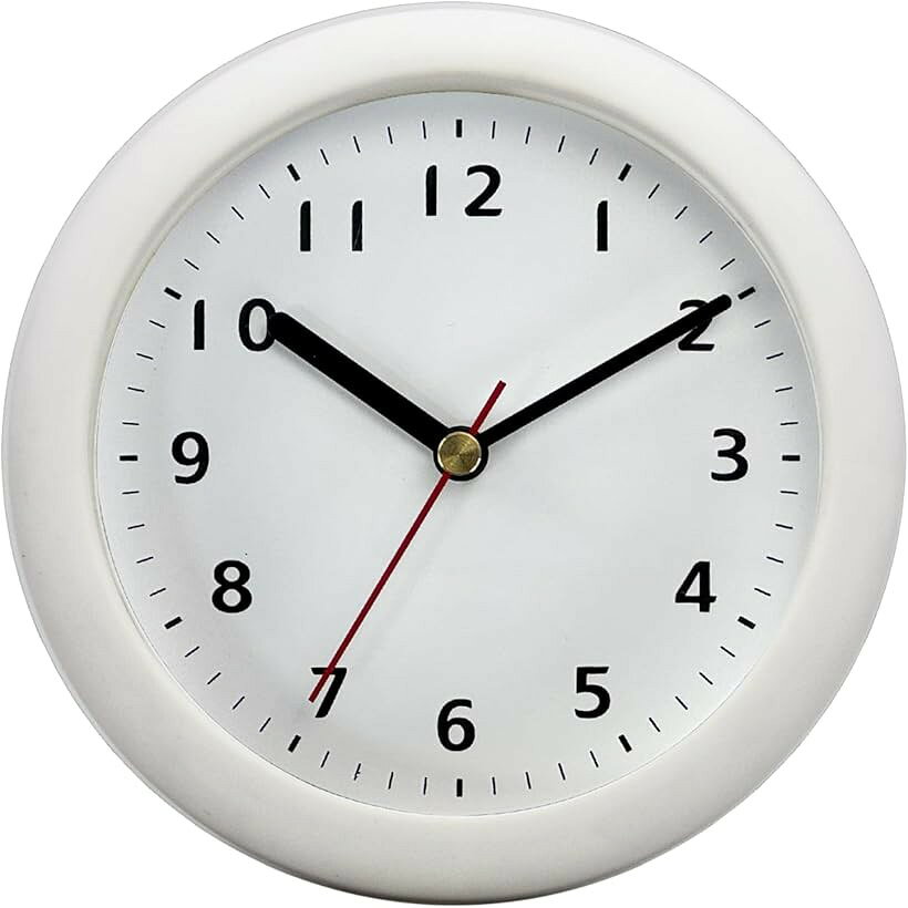 商品コード2brpxqj51p商品名壁掛け時計 シンプル コンパクト インテリア 洗面所 防水ブランドideamallカラーホワイトサイズ等14.7cm「水回り専用の快適時計」湿気に強い防滴設計でお風呂や洗面所でも安心して使え、時間確認のス...