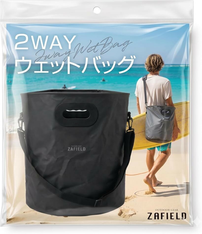 バリエーションコード : 2brp4r5fnd商品コード2brp42yf36商品名サーフィン バケツ ウェットスーツ バッグ 防水 ウェットバッグ サーフバケツ 2WAY 折りたたみ 50L 大容量ブランドZAFIELDカラーブラックサイズ...