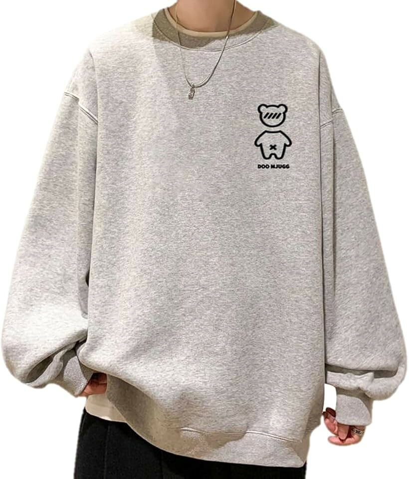 バリエーションコード : 2b9whyl8wk商品コード2b9wh514w1商品名トレーナー メンズ 長袖 丸襟 Tシャツ 大きいサイズ 無地 人気 プルオーバー おしゃれ カジュアル 快適 ゆったり プルオーバー 春秋冬 服 オーバーサイ...