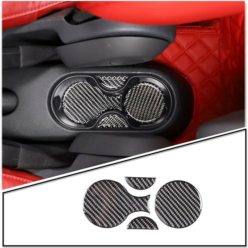 バリエーションコード : 2b2uif5tq0商品コード2b2uyl1t34商品名FOR FIAT 500 2011-2019年適用 カーボンファイバースタイルの車内および外装装飾トリムキット スタイル 4 黒 - 炭素繊維のテクスチャブラ...