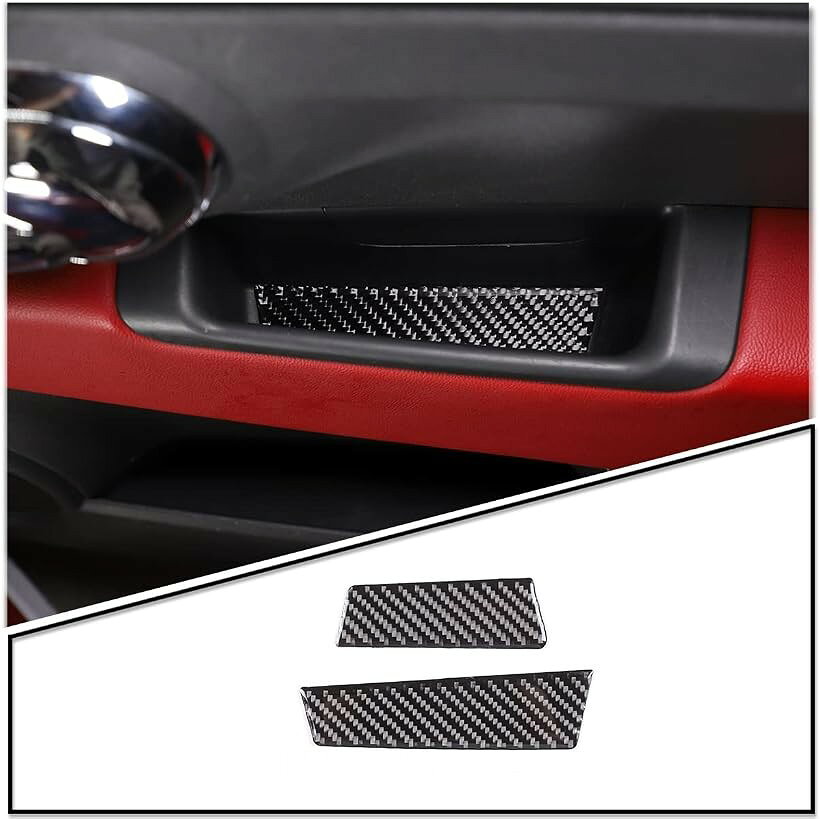 バリエーションコード : 2b2uif5tq0商品コード2b2uynlc1w商品名FOR FIAT 500 2011-2019年適用 カーボンファイバースタイルの車内および外装装飾トリムキット スタイル 15 黒 - 炭素繊維のテクスチャブ...