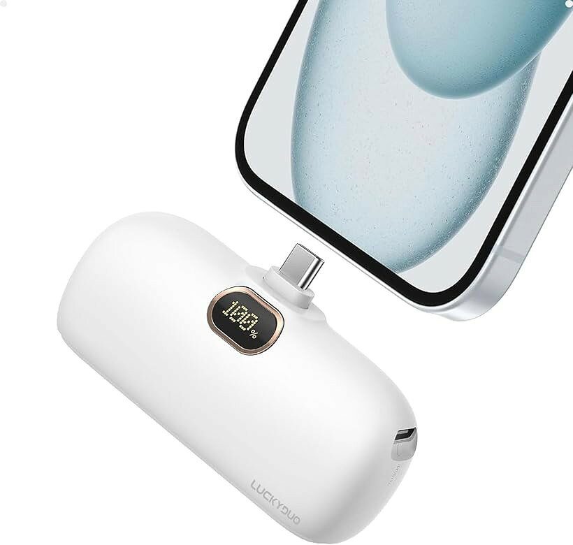 バリエーションコード : 2bjow8lnlr商品コード2bjdvo5q3r商品名モバイルバッテリー 5000mAh Type-Cコネクター内蔵 直接充電 PD20W急速充電 LCD残量表示 LEDライト付きブランドLUCKYDUOカラーホ...