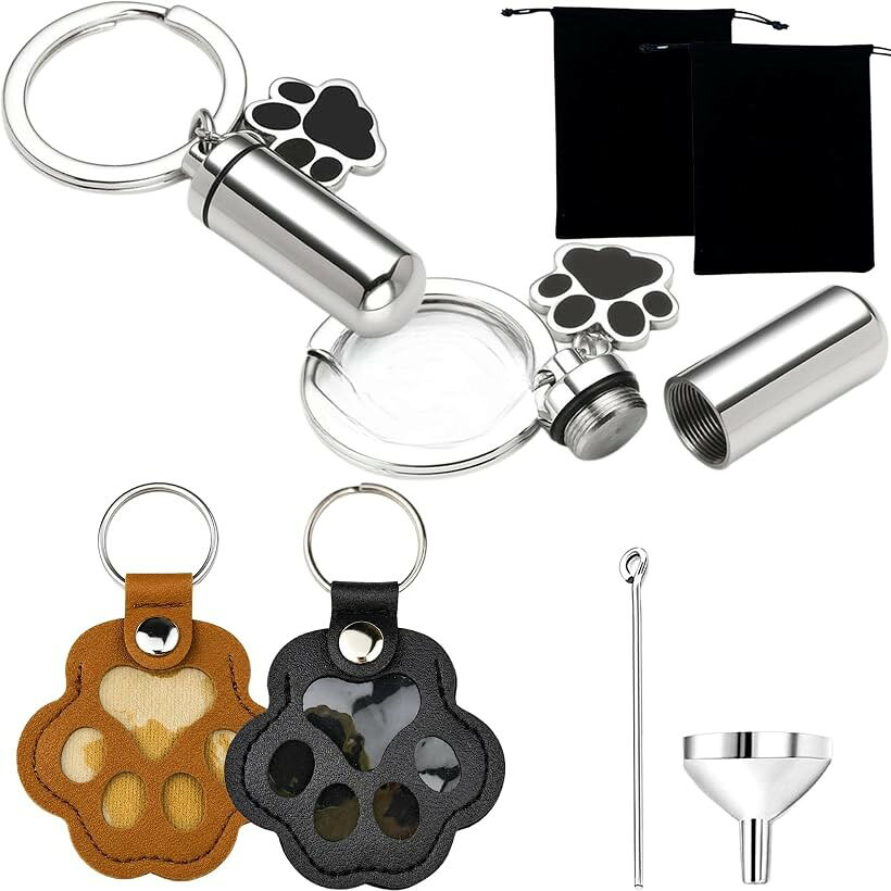 バリエーションコード : 2bk5t2j1xo商品コード2bk5ty89p1商品名遺骨 キーホルダー 犬 猫 毛入れ ペット 手元供養 ステンレス 防水 遺骨入れ 遺毛ケース 犬の毛 猫の毛 メモリアル 分骨ブランドAlpha Depotカ...