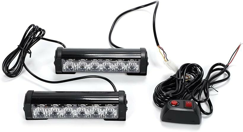 商品コード2b2nxri0qr商品名ストロボ 黄発光 フラッシュ ライト キット 12V 6LEDx2連 ON/OFF パターン切り替え スイッチ付き 常時点灯 交互点灯 点滅 非常灯 非常信号 緊急ブランドPartoolsカラーイエロー高...