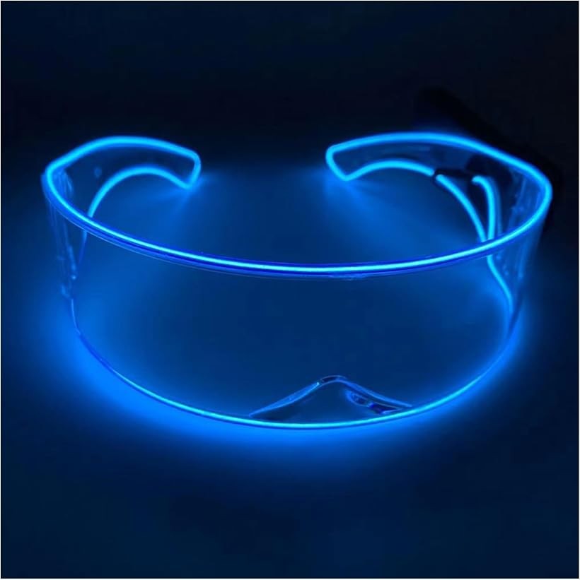 バリエーションコード : 2bkyff0l2h商品コード2bkyf8idf9商品名光るメガネ LEDサングラス サイバーパンク コスプレ パーティー ネオン 電池式ブランドAPOSITVカラーブルーサイバーパンク風LEDグラス。スイッチオン...